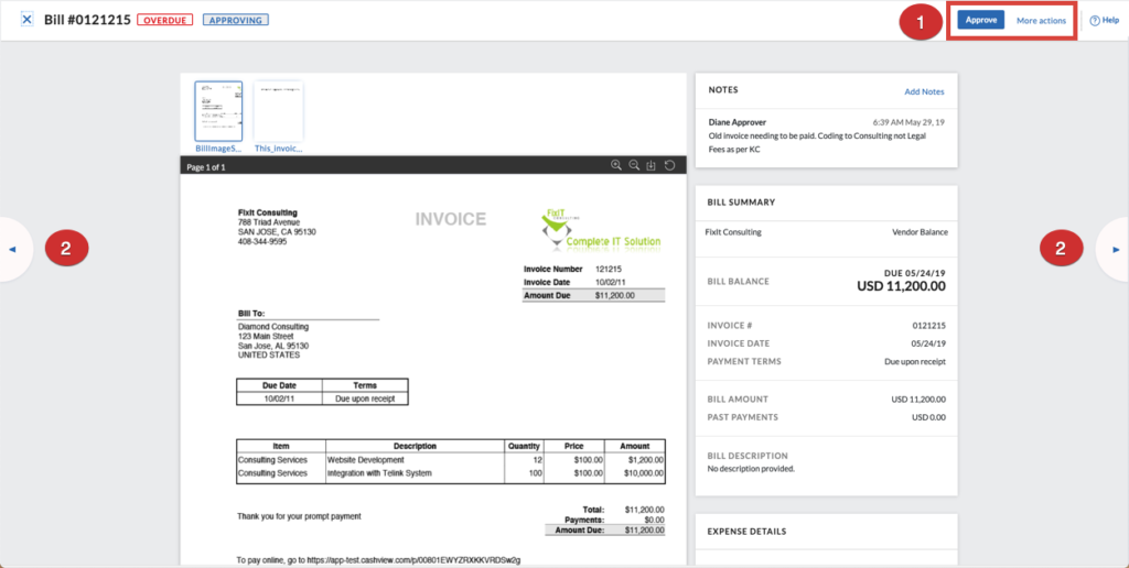 Approving Bills With Bill.com Approval Process
